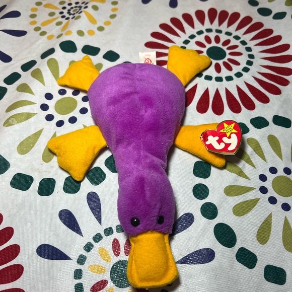 Ty | Toys | Vtg Nwt Ty Beanie Babies Patti The Platypus Plush Toy 425 ...